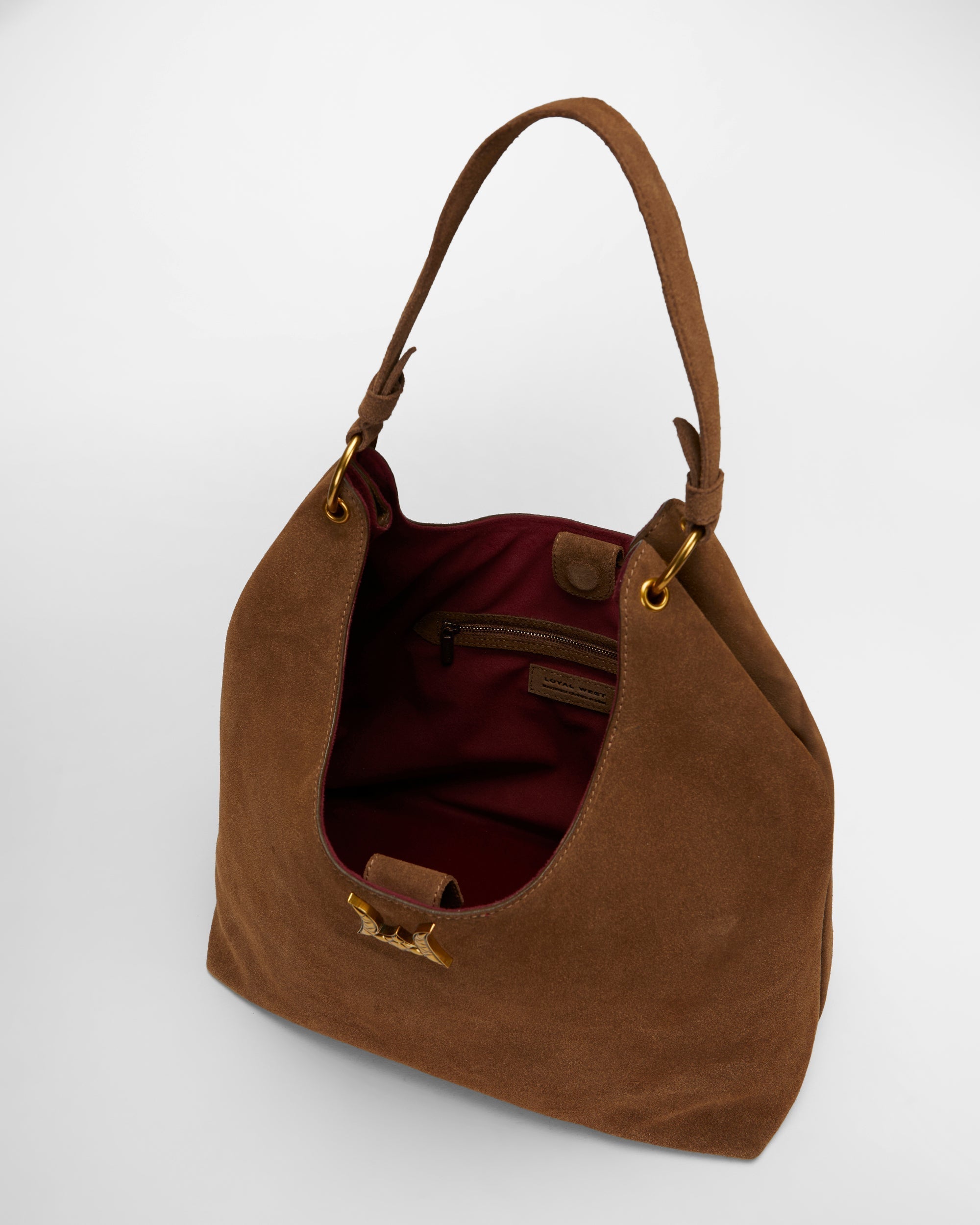 LW Large Purse - In Suede Leather – Loyal West Wholesale